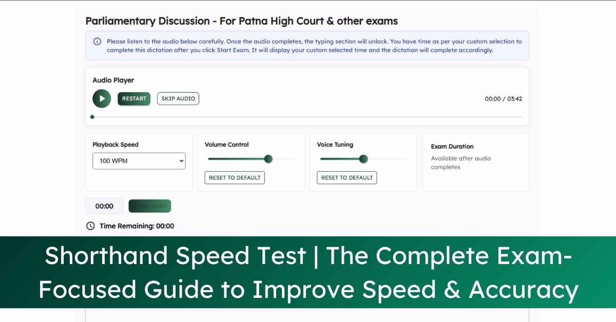 Best Shorthand Software In India | Rapid Steno