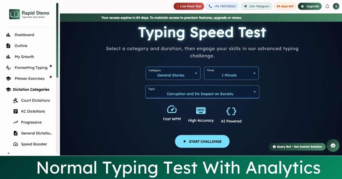 Best Shorthand Software In India | Rapid Steno