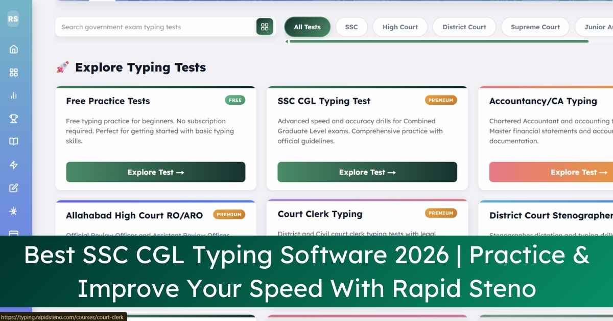 Best Shorthand Software In India | Rapid Steno